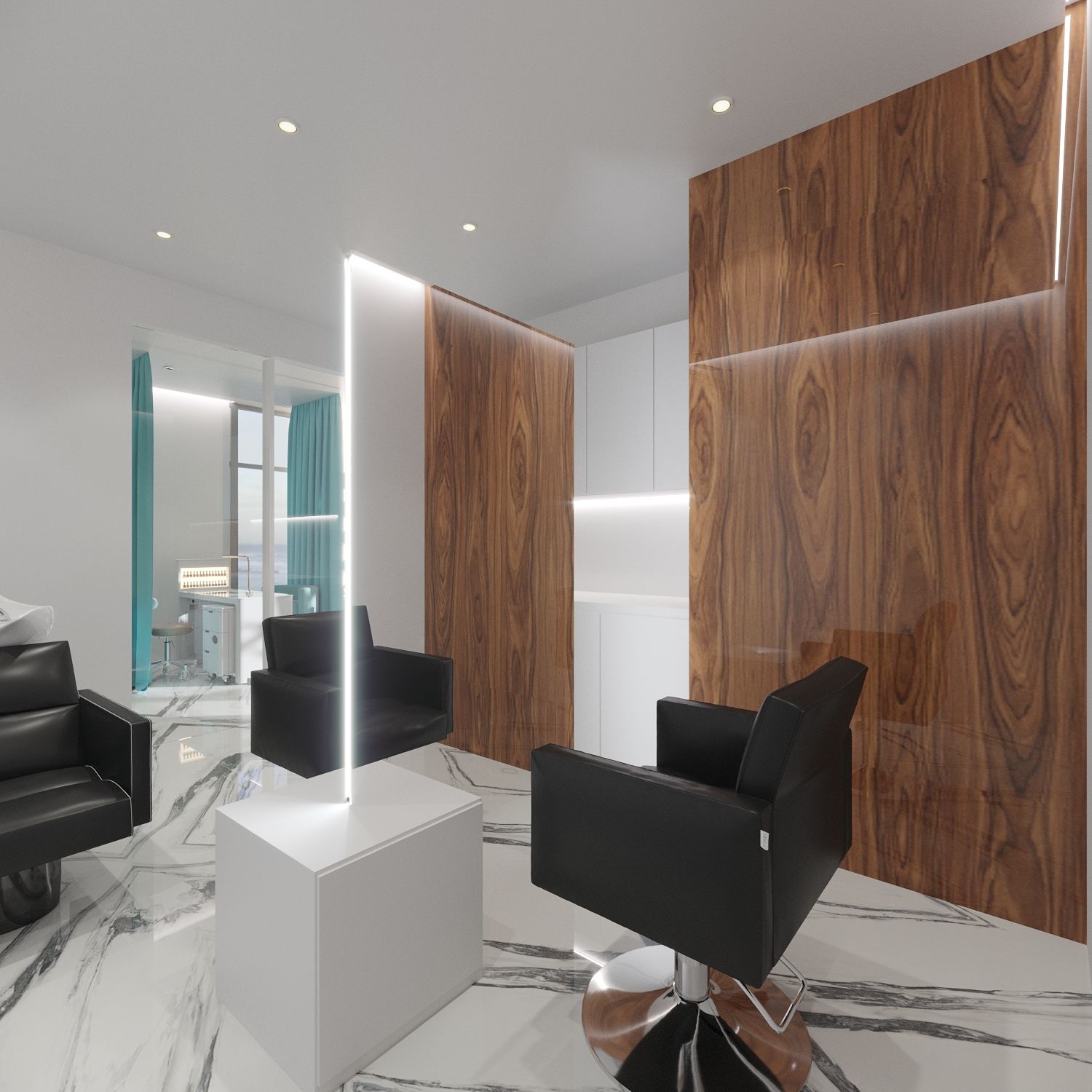 Beauty Salon Design in Monaco | Maria Green – Interior Designer