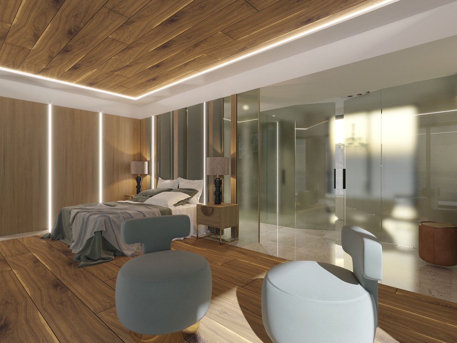 Penthouse Design in SOHO Tower, Paphos, Cyprus | Maria Green – Interior ...