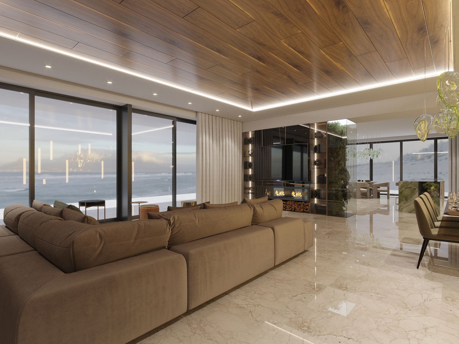Penthouse Design in SOHO Tower, Paphos, Cyprus | Maria Green – Interior ...