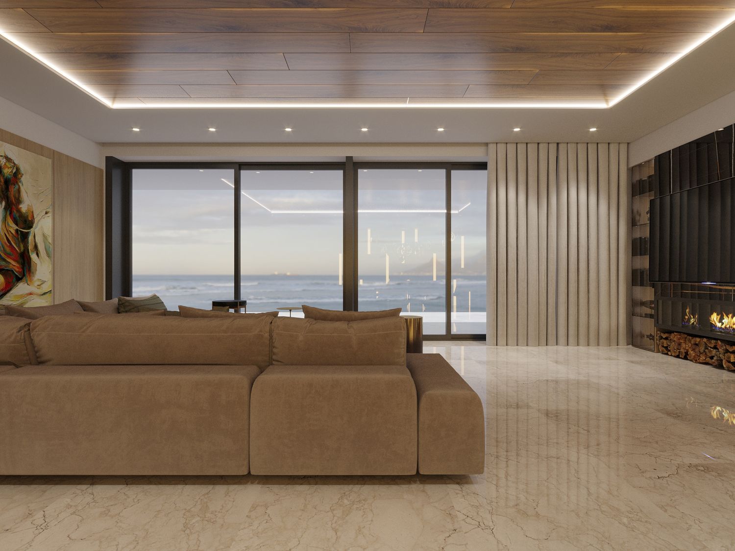Penthouse Design in SOHO Tower, Paphos, Cyprus | Maria Green – Interior ...