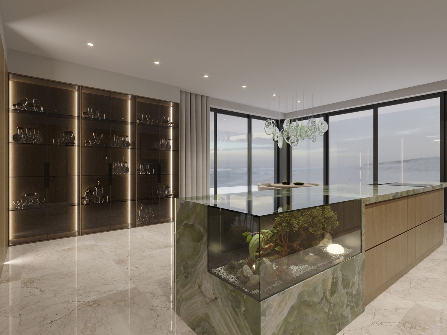 Penthouse Design in SOHO Tower, Paphos, Cyprus | Maria Green – Interior ...