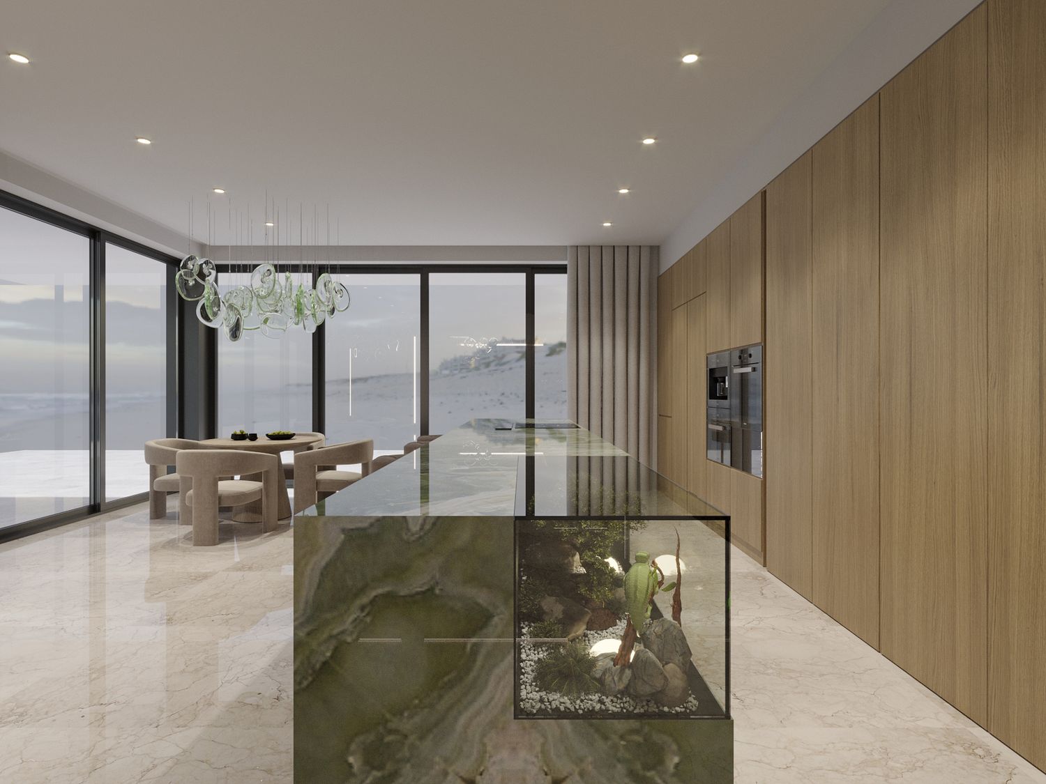 Penthouse Design in SOHO Tower, Paphos, Cyprus | Maria Green – Interior ...