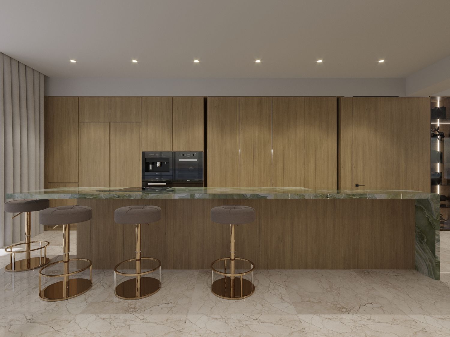 Penthouse Design in SOHO Tower, Paphos, Cyprus | Maria Green – Interior ...