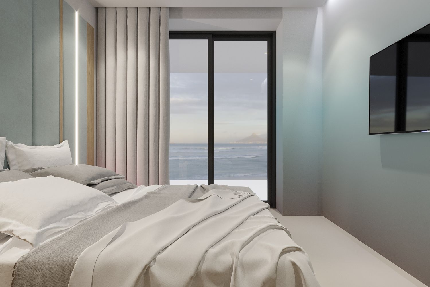 Penthouse Design in SOHO Tower, Paphos, Cyprus | Maria Green – Interior ...
