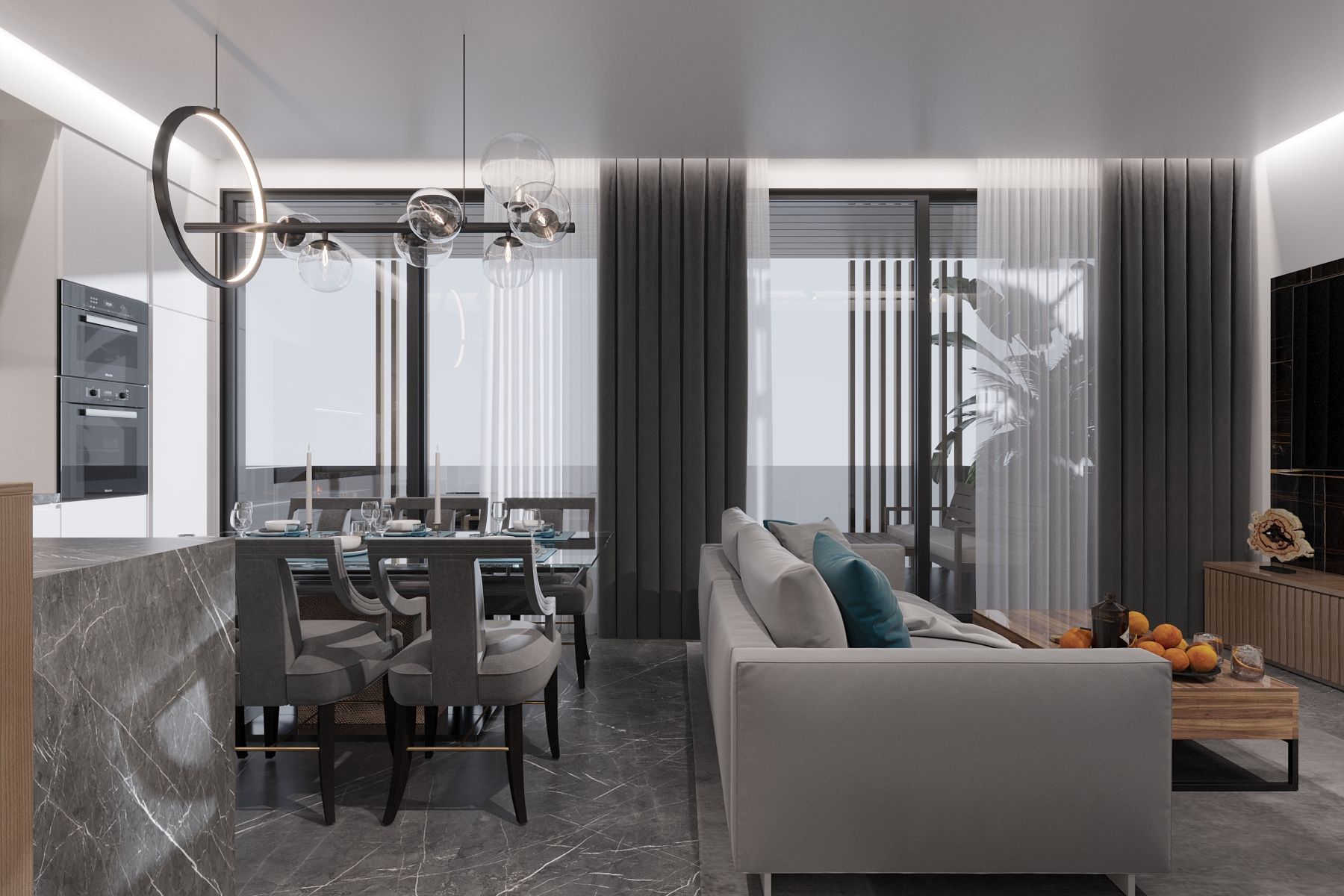 Six-Apartment Residential Building Design in Paphos, Cyprus