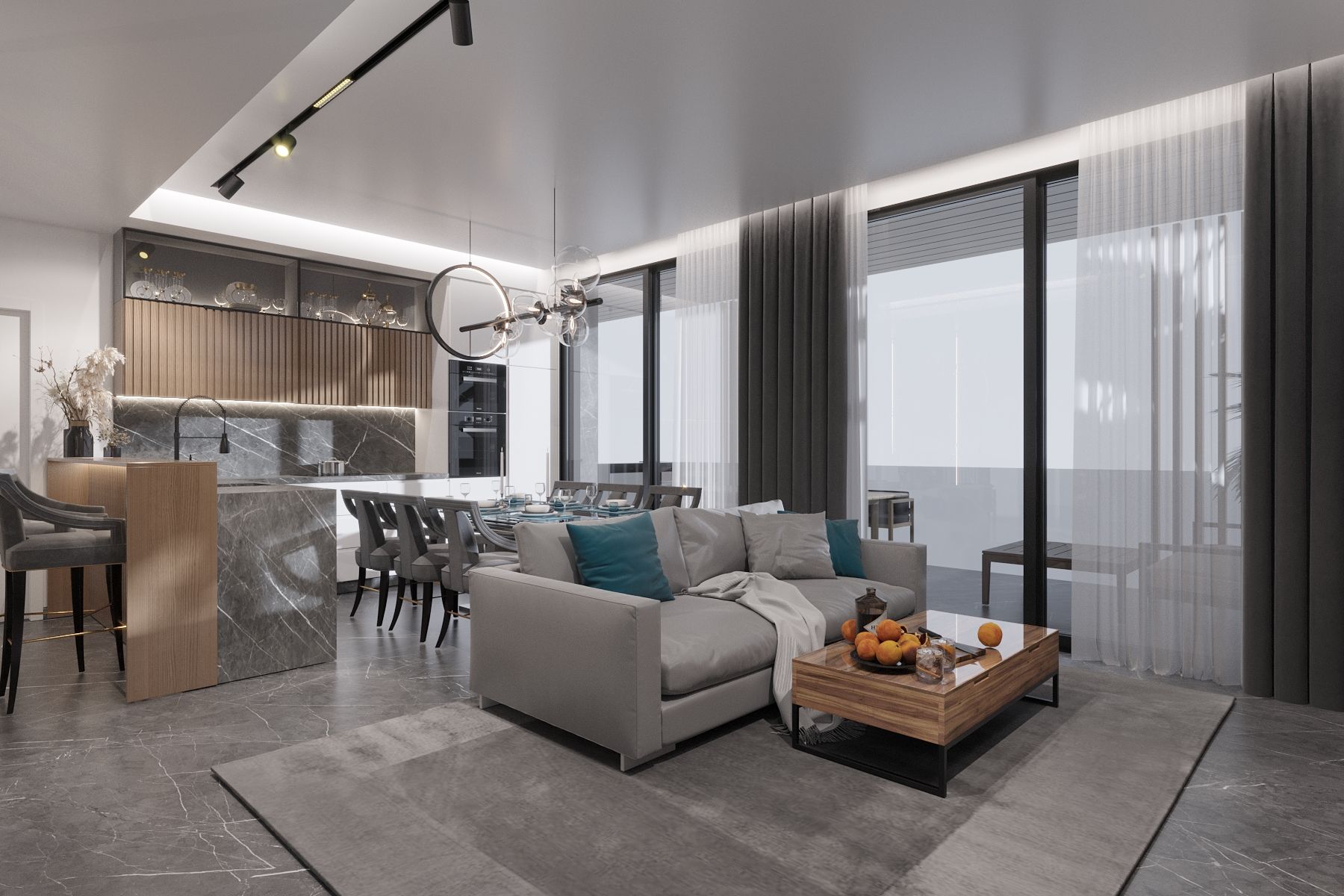 Six-Apartment Residential Building Design in Paphos, Cyprus