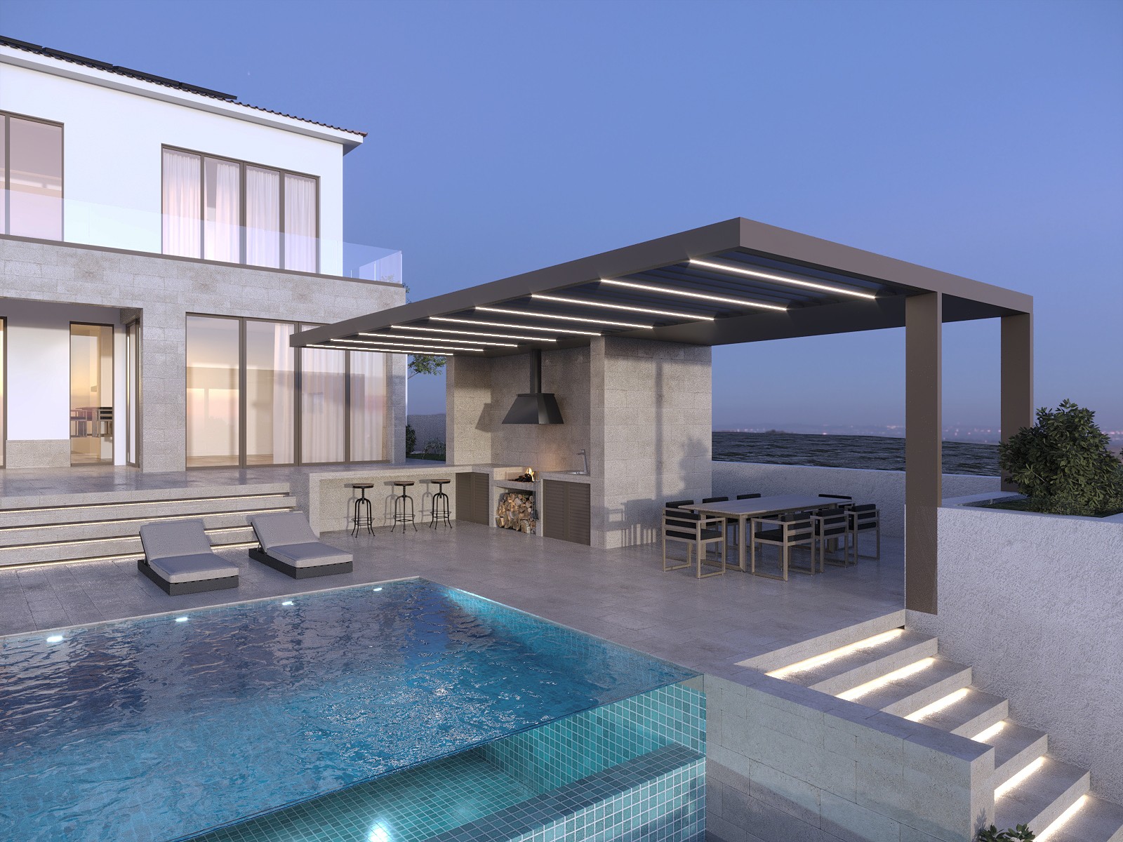 House Interior and Facade Design in Paphos, Cyprus | Maria Green ...