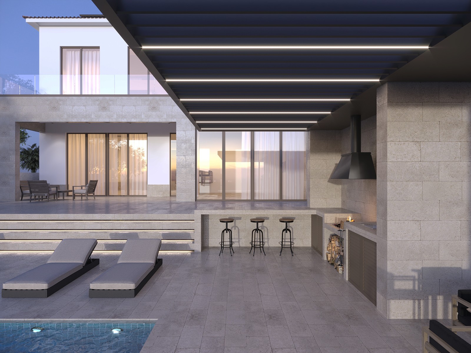 House Interior and Facade Design in Paphos, Cyprus | Maria Green ...