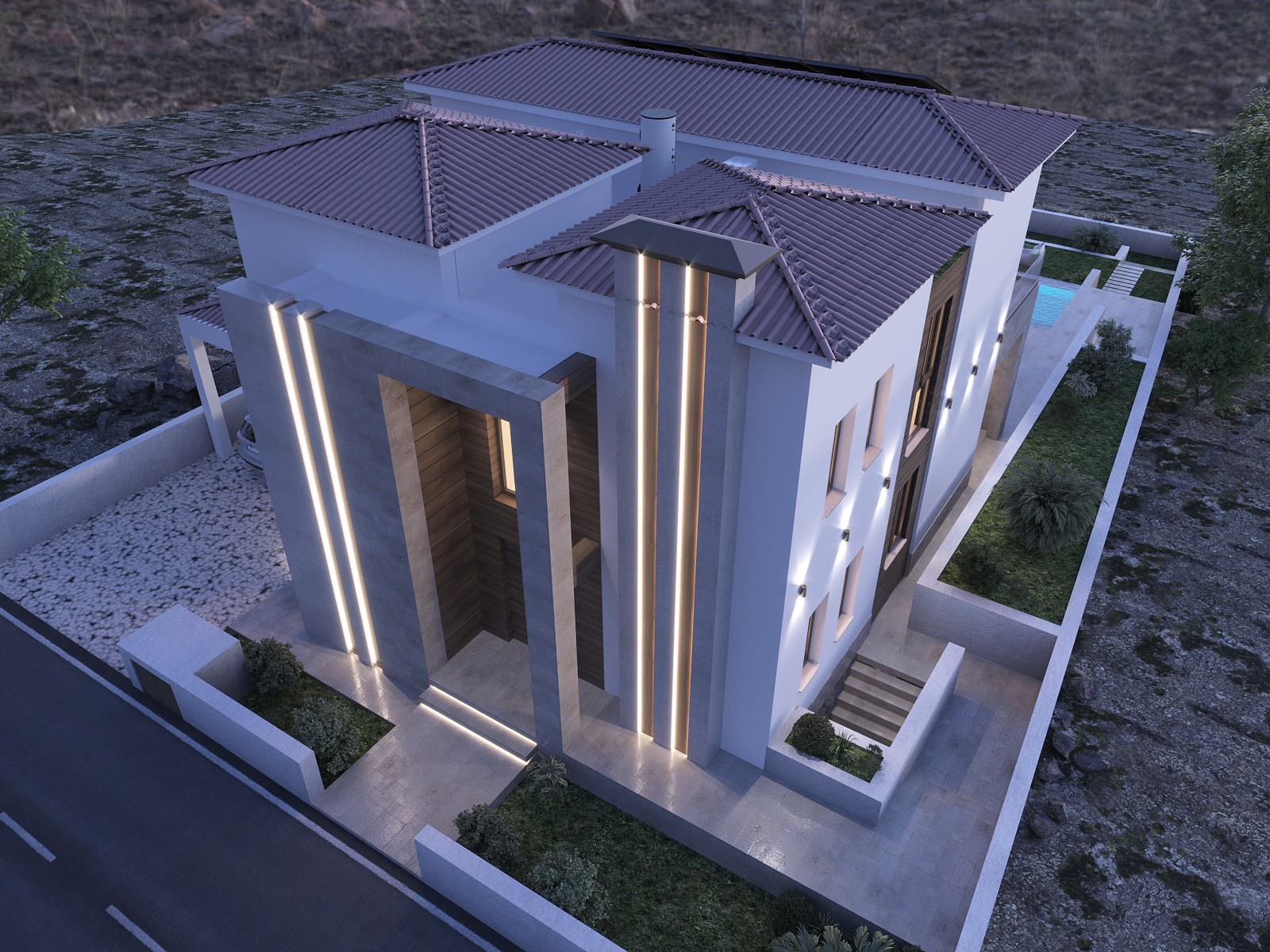 House Interior and Facade Design in Paphos, Cyprus | Maria Green ...